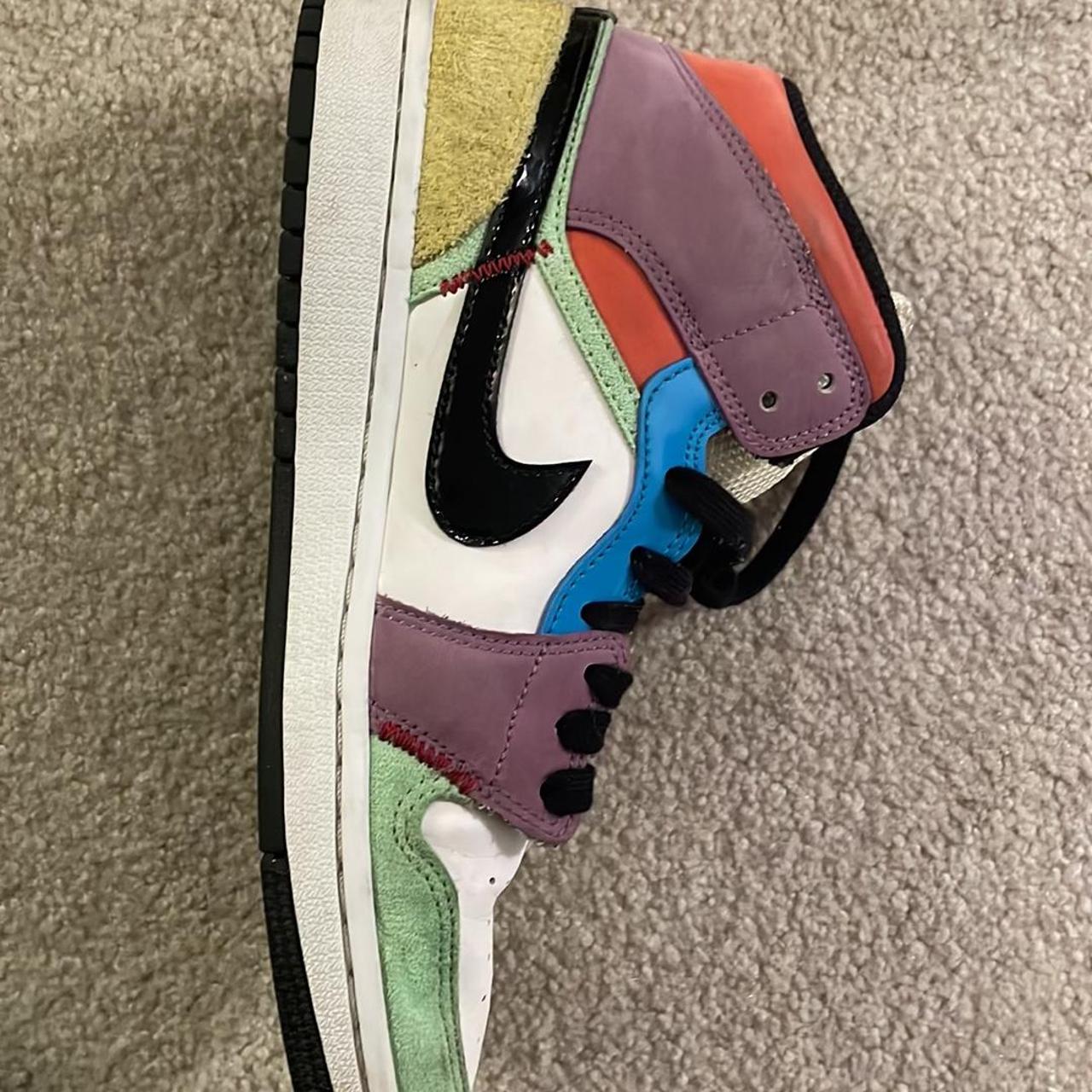 Nike Jordans Color Block, Size 8 Women’s - Depop