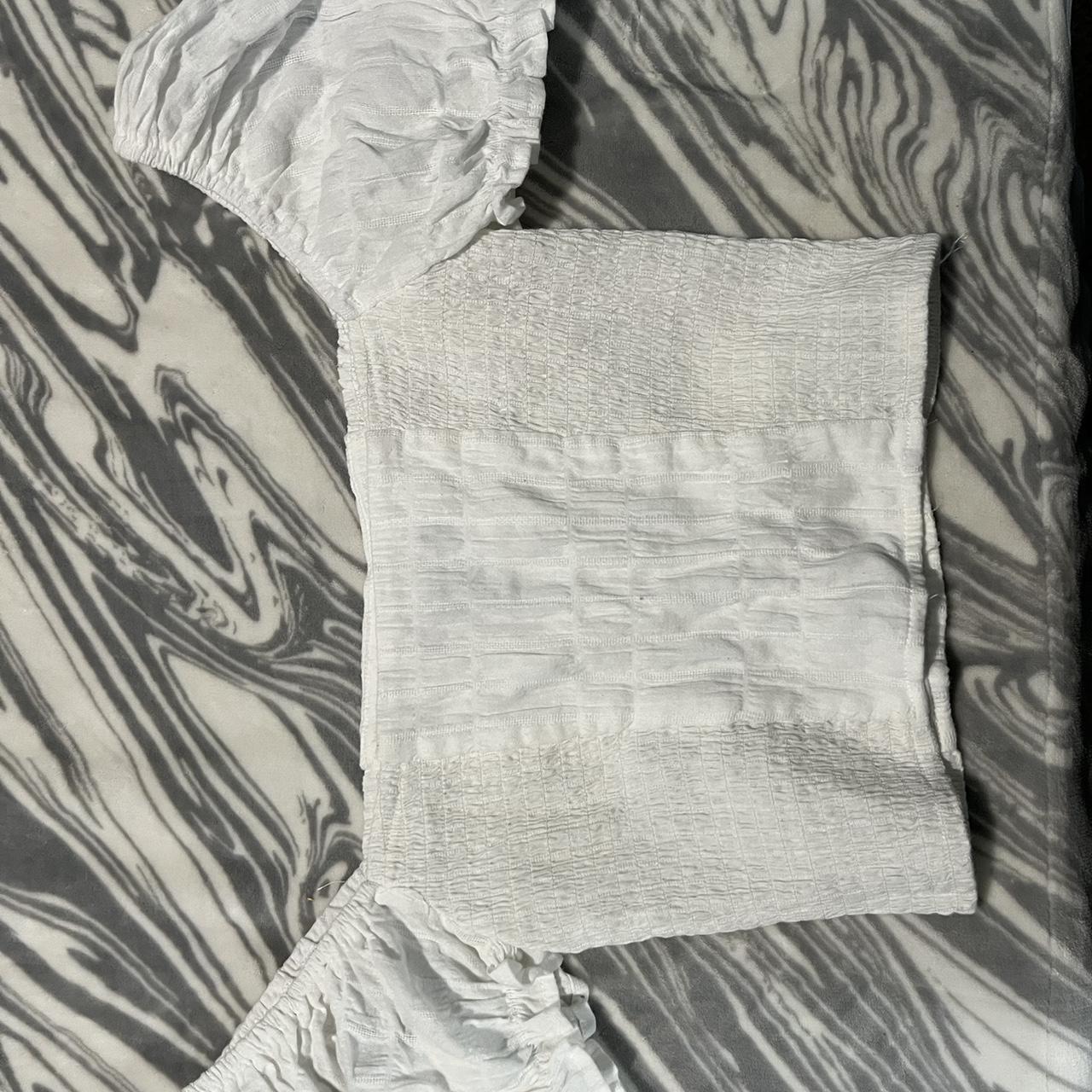 All three shirts included. White fluffy shirt is a... - Depop