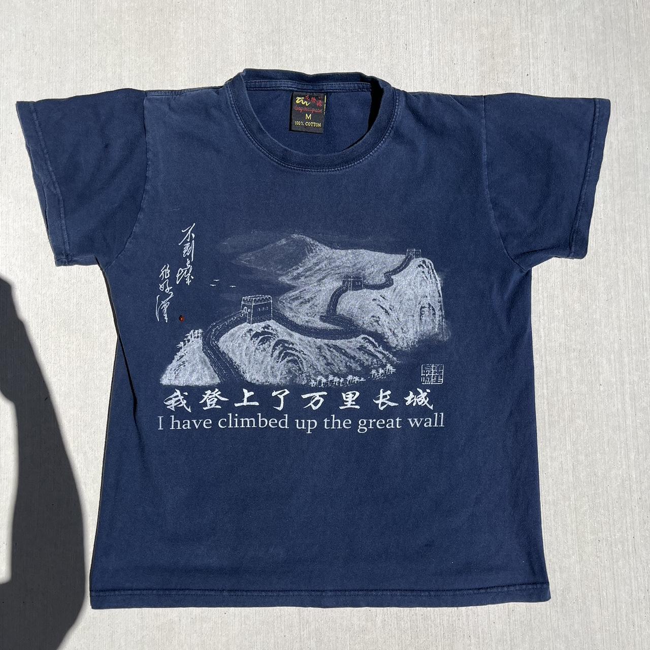 Great Wall of China Tee Size M #china #temu #vintage - Depop