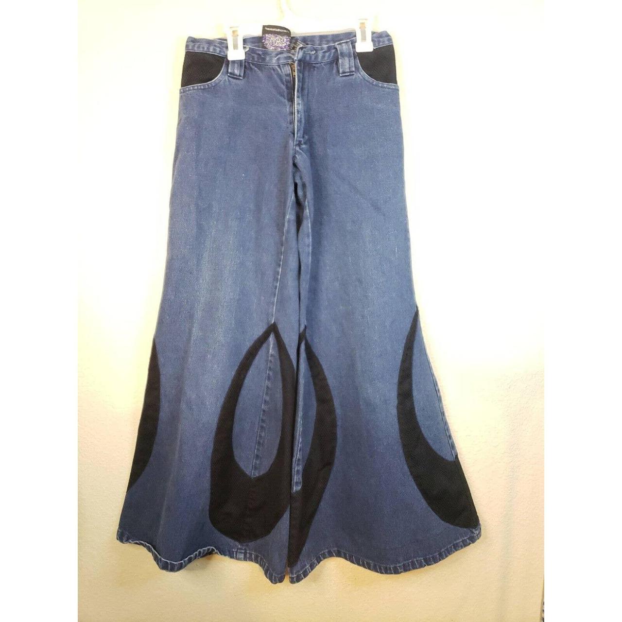 SIZE 1 Auraze For Beau Baker 90’s Y2K DENIM Rave... | Depop