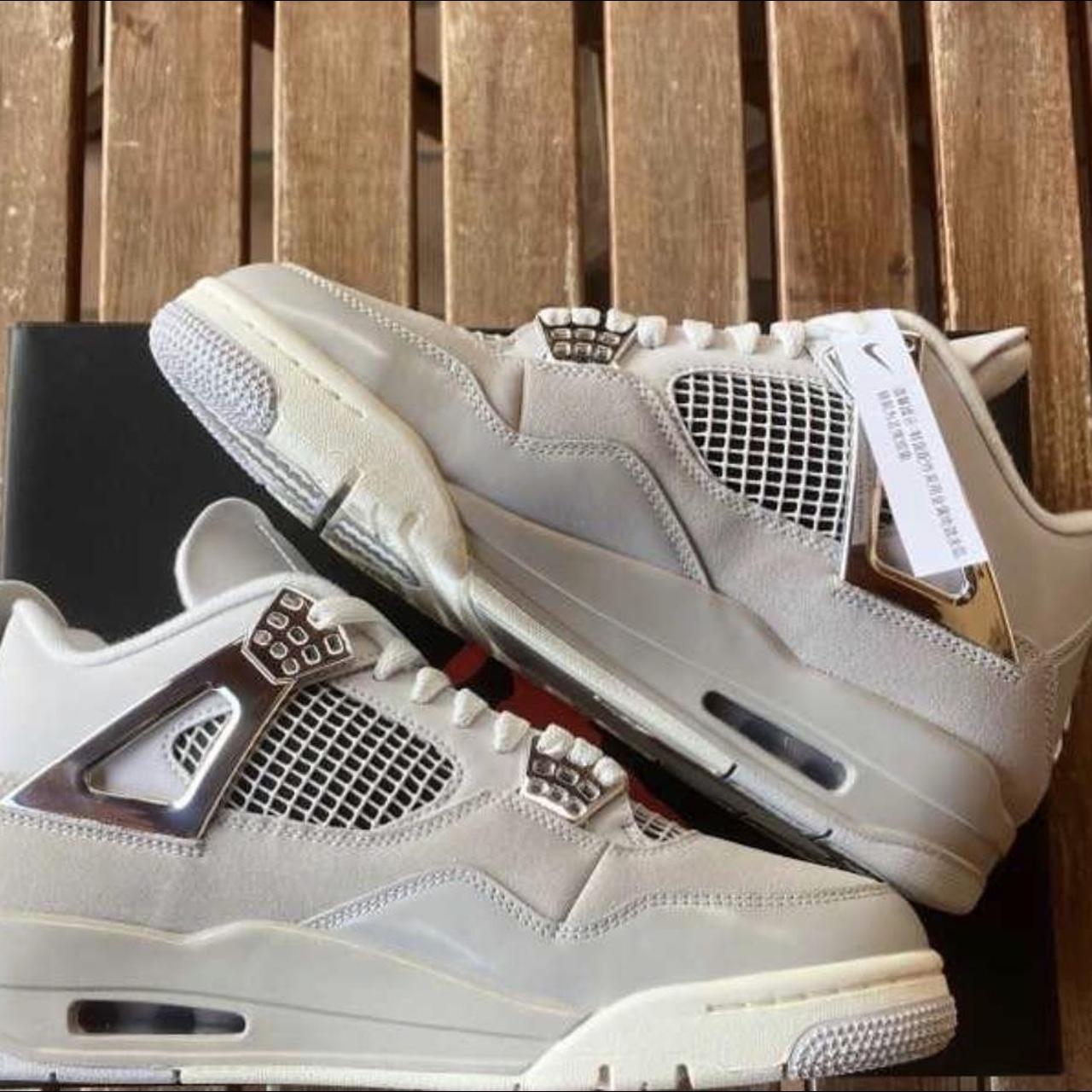 Unused air Jordan 4 frozen moments won off sneakers... - Depop
