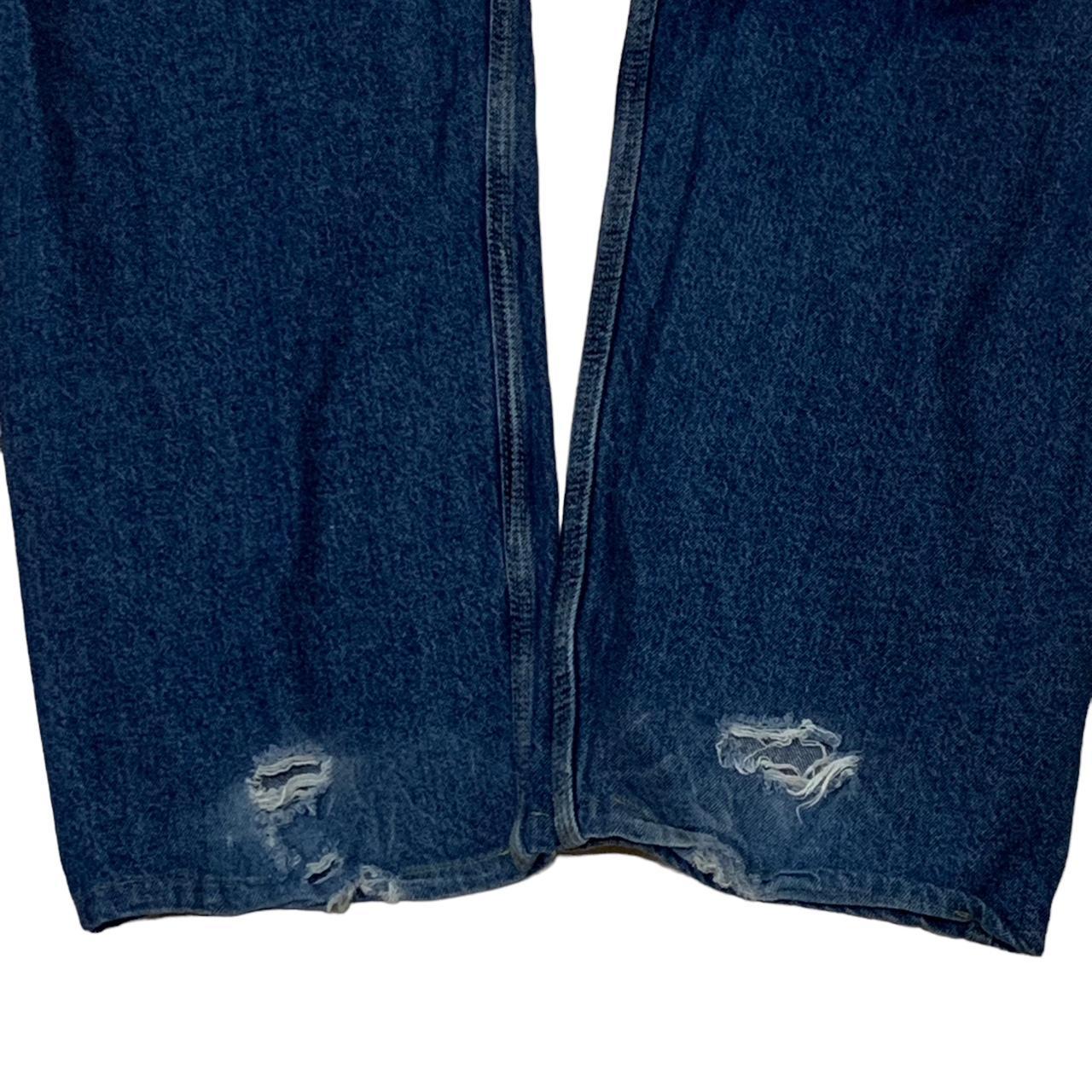 Vintage thrashed jeans! Amazing custom... - Depop