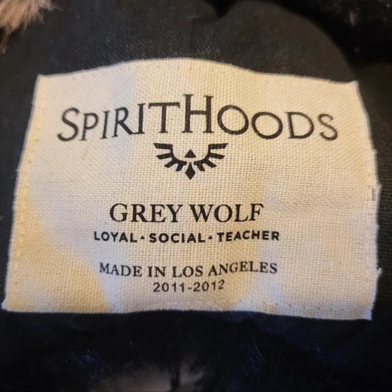 Authentic Gray Wolf Spirit Hood Warm, faux fur, one... - Depop