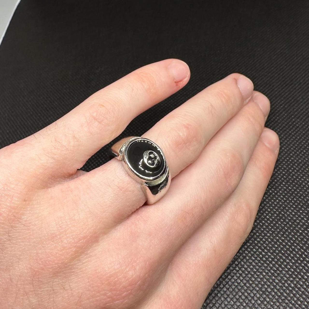 Stussy looking 8 Ball Ring The sizing is adjustable... - Depop