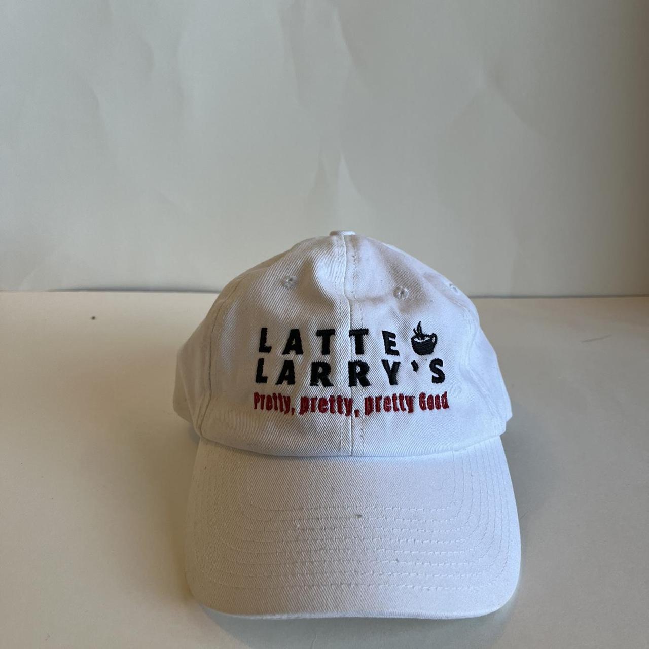 White latte Larry's hat from curb your enthusiasm - Depop