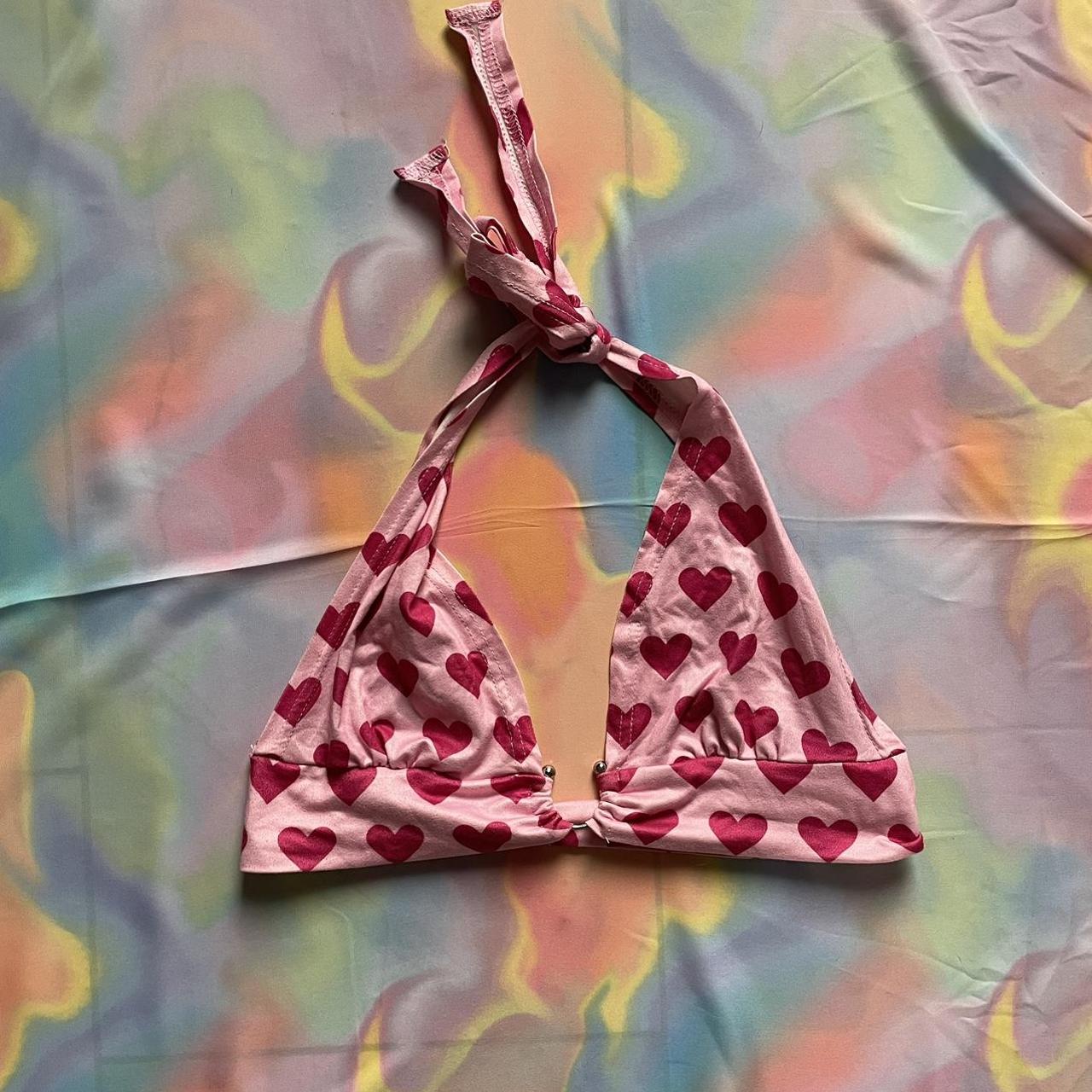 Pink heart top ~medium - Depop