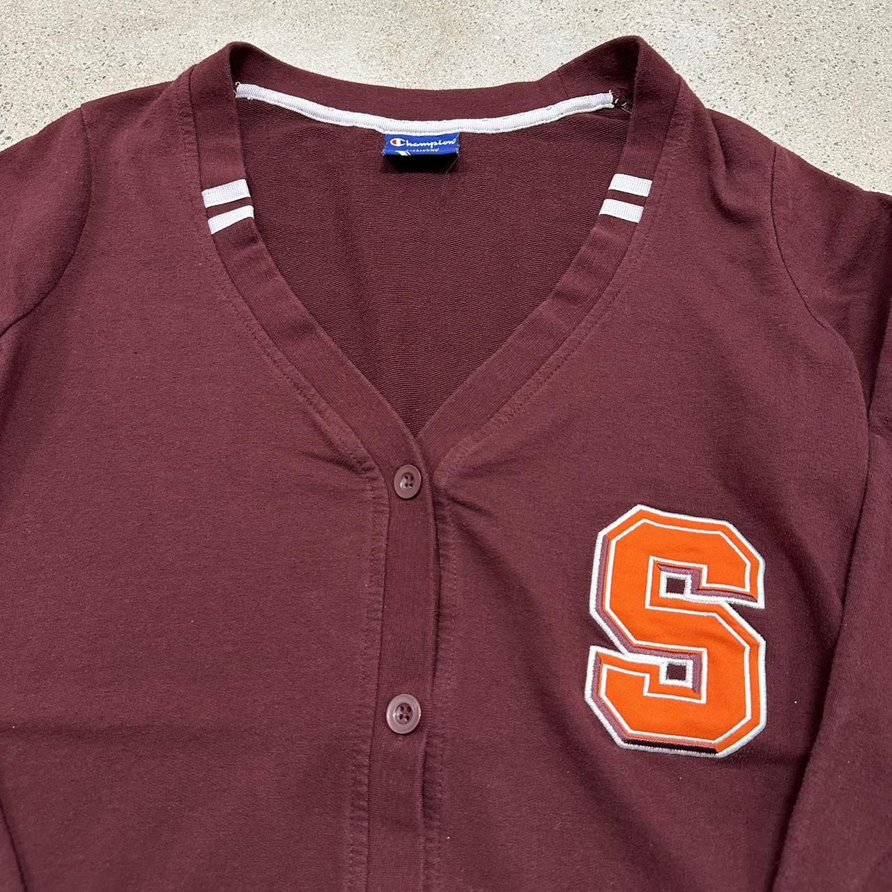 Champion Collegiate Cardigan Size Large Good... - Depop
