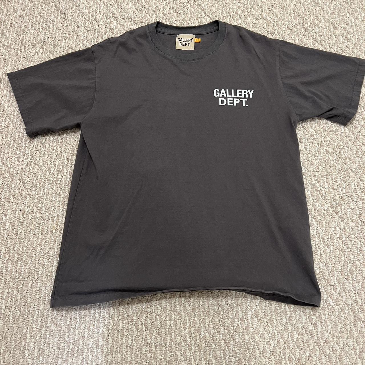 medium grey gallery dept shirt, lightly worn,... - Depop