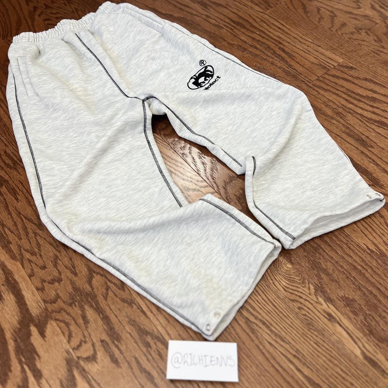 protect large grey baggy sweatpants, worn once sold... - Depop
