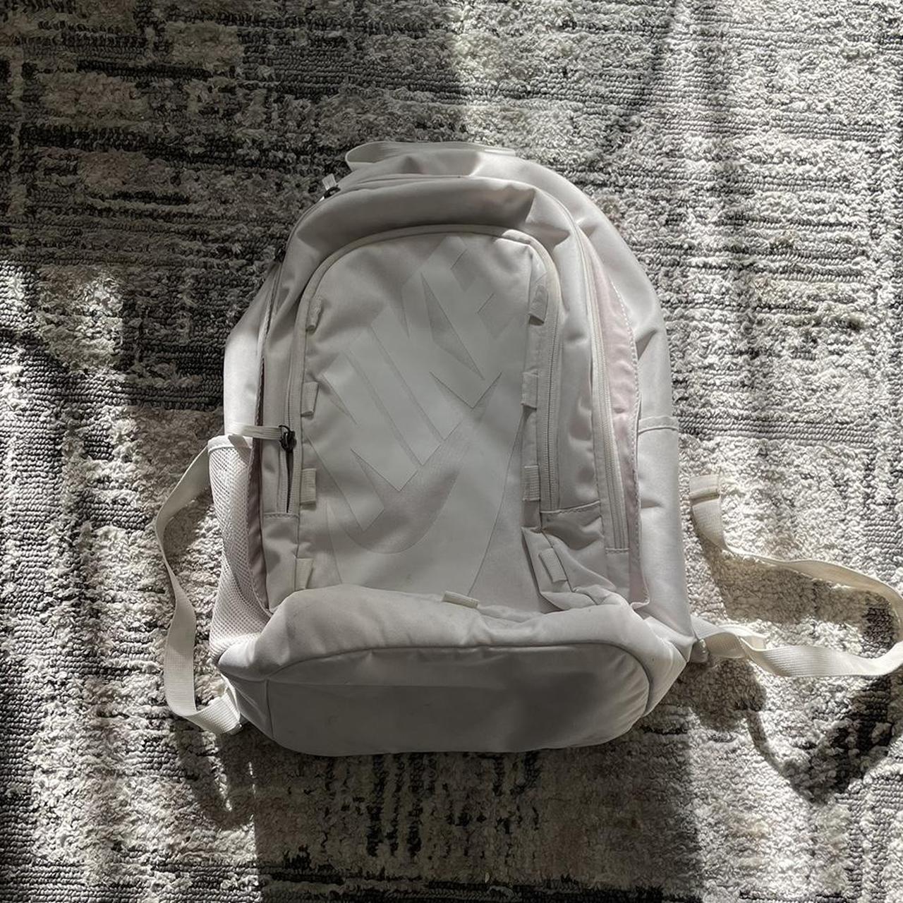Nike 72 White Backpack Just a little dirty - Depop