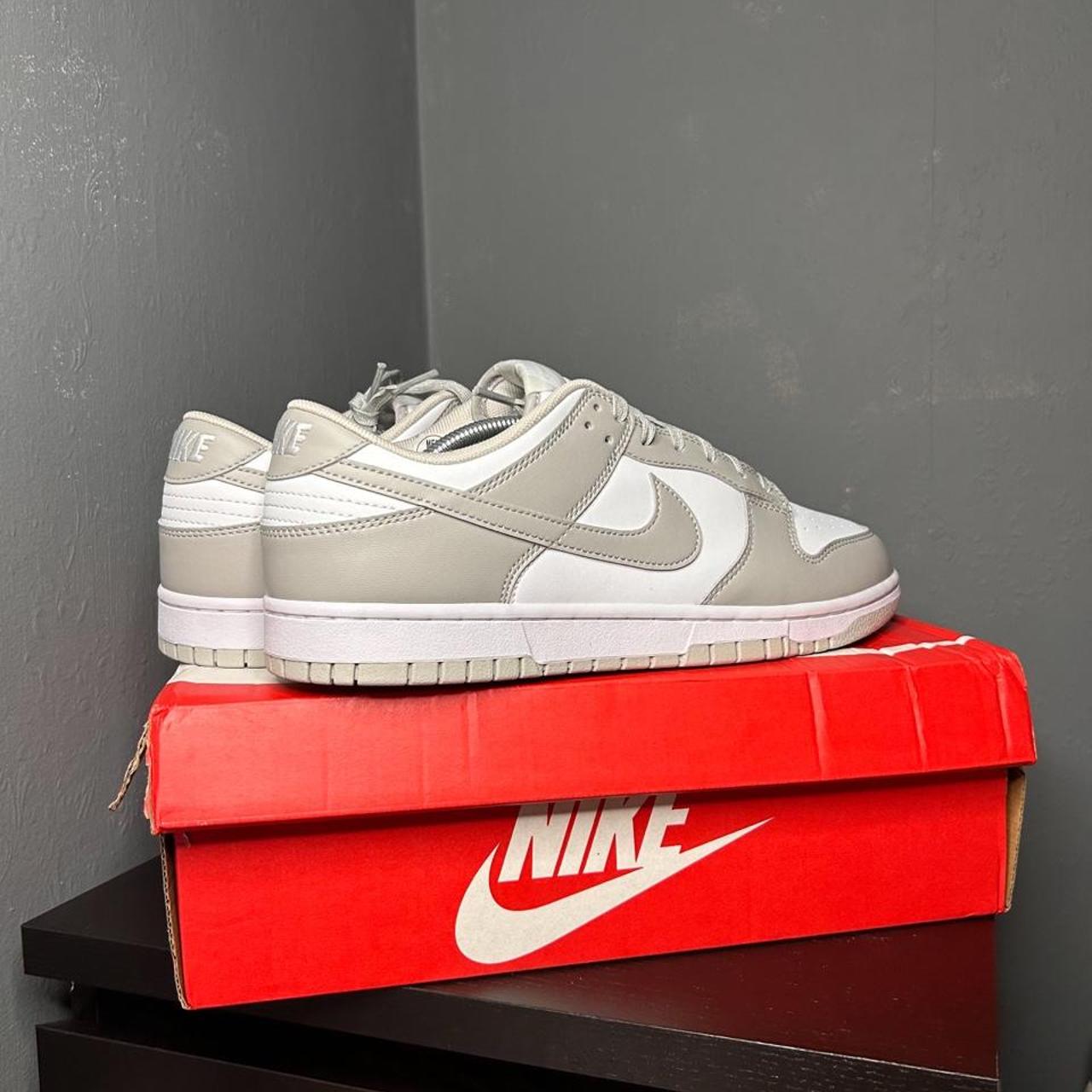 Grey fog dunk low brand new with box UK SIZE 9.5 - Depop