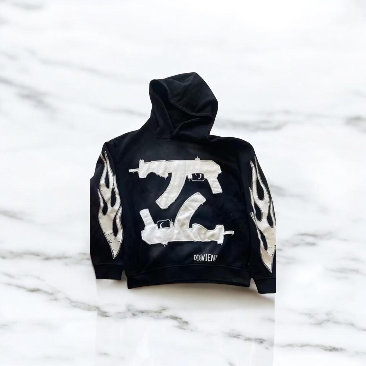 Men’s graphic hoodie guns “CHOPPA KRAZY” GRAPHIC... | Depop