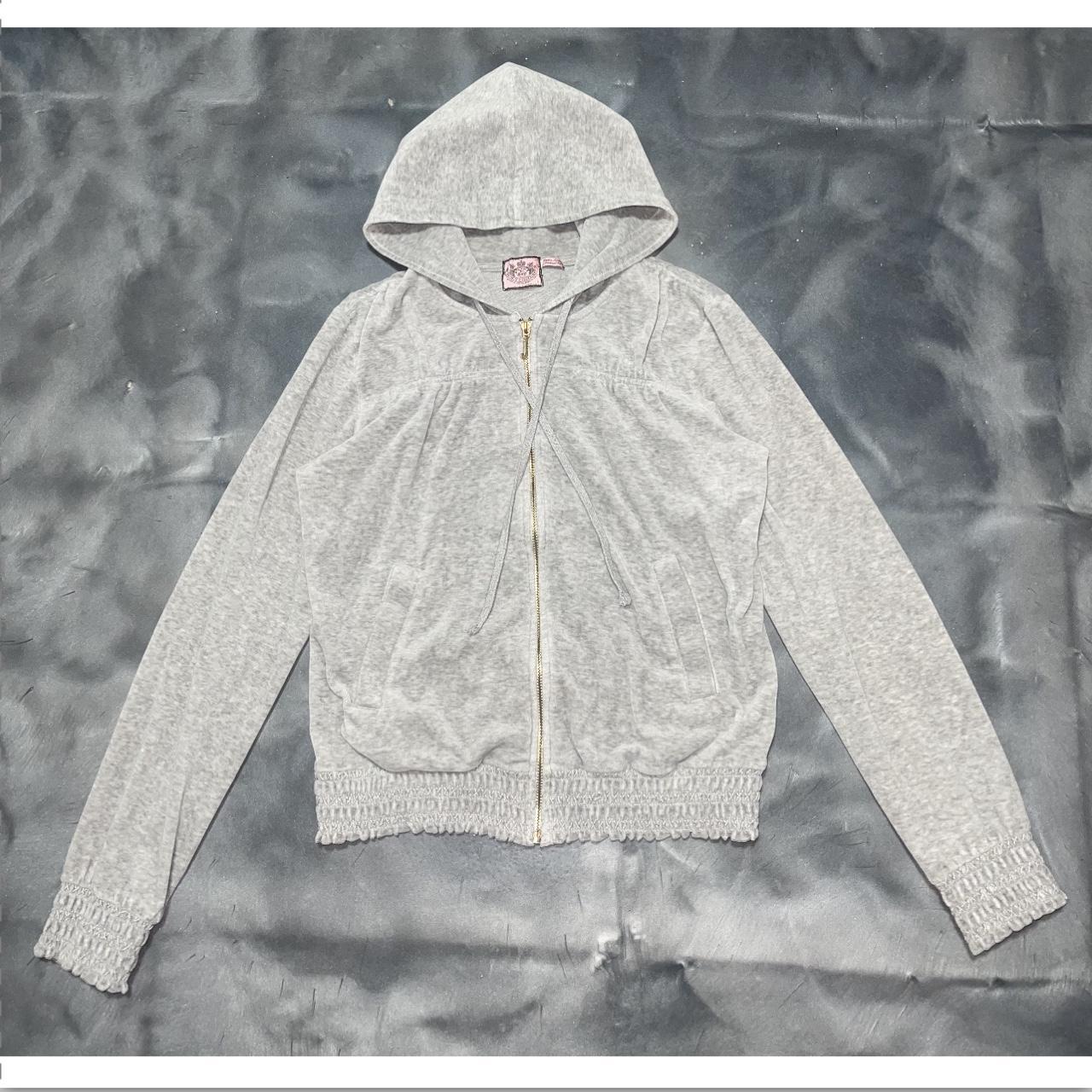 Vintage Y2K Juicy Couture Velour Zip Up Track Suit... - Depop