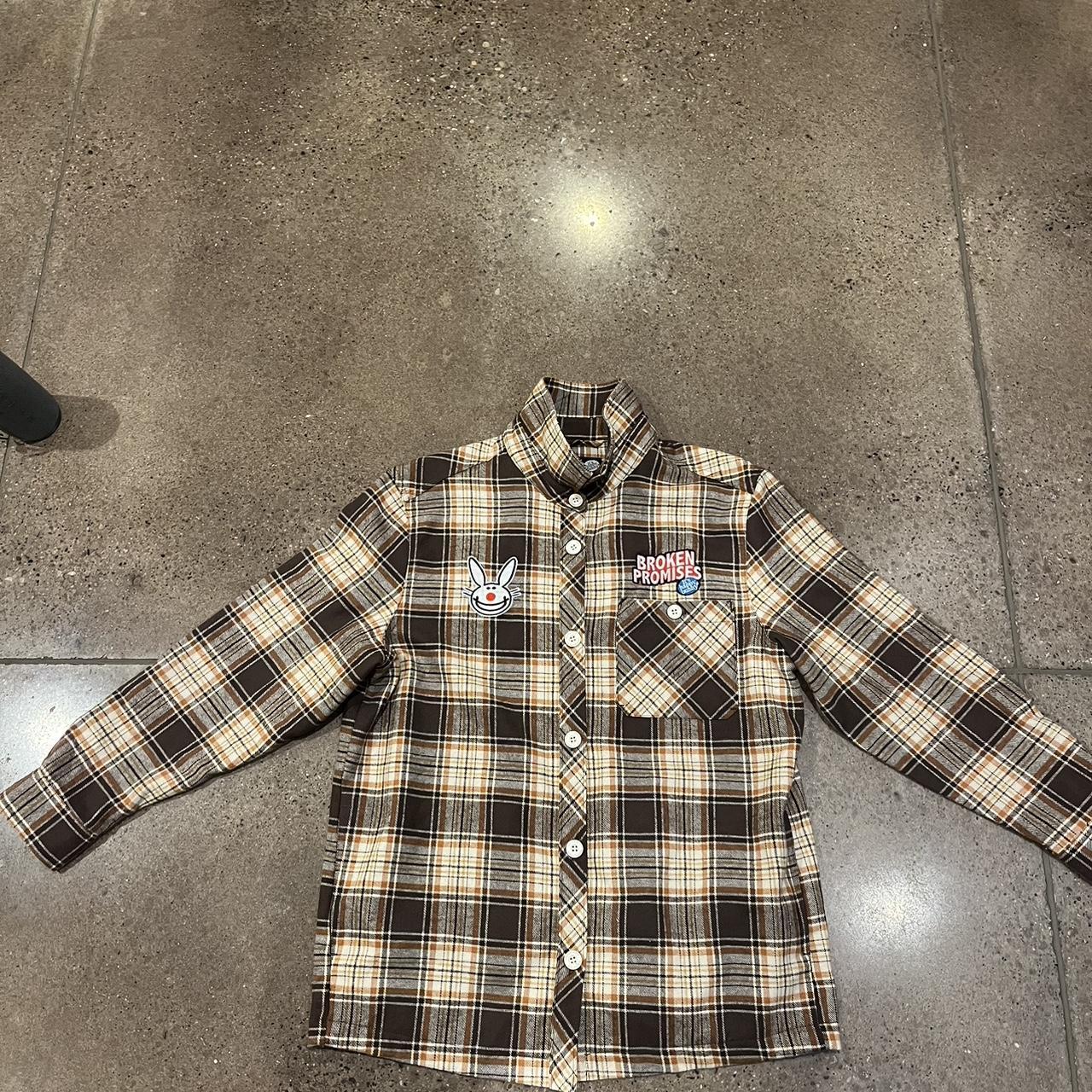 Broken promise flannel #flannel #hoodie #hoodie... - Depop