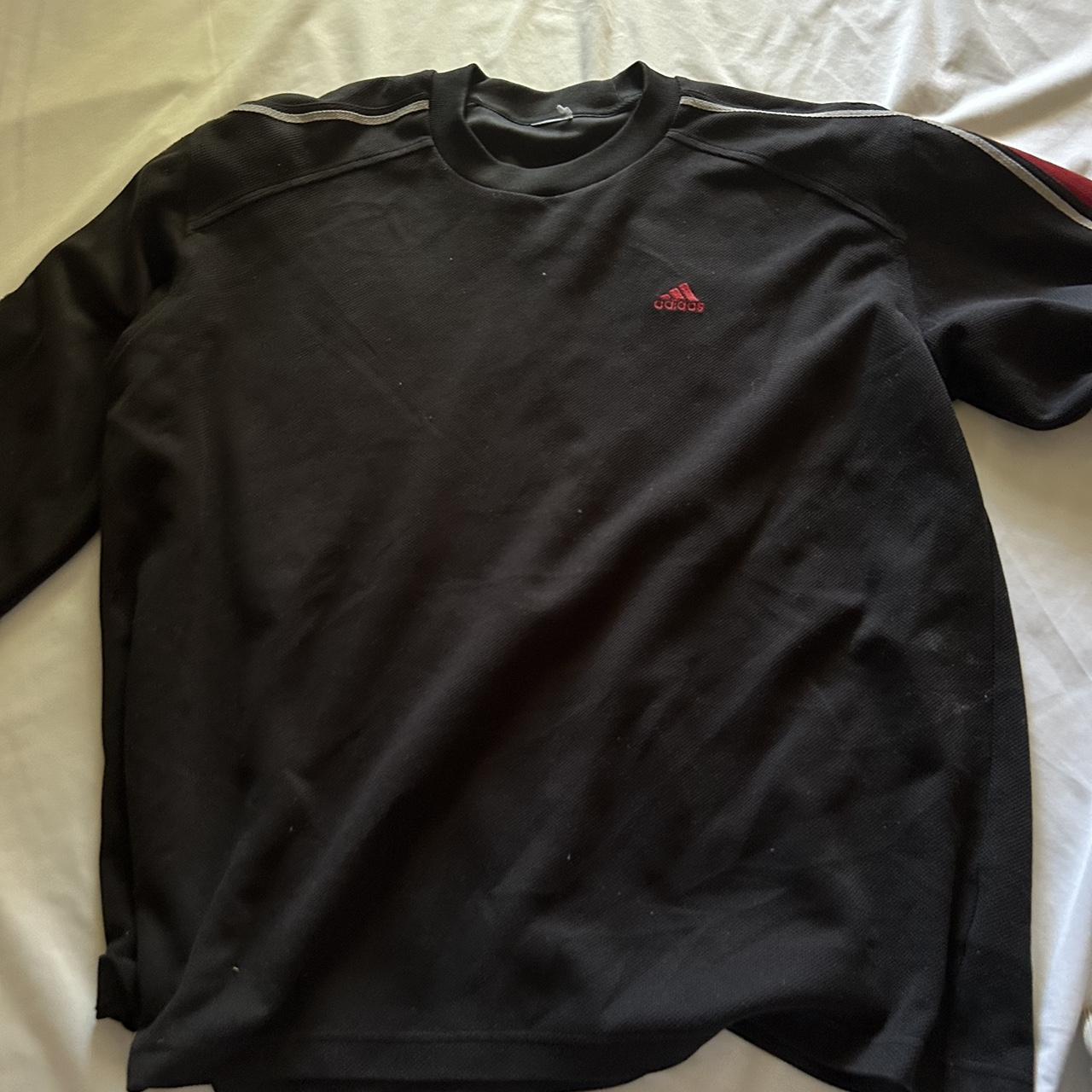 vintage adidas long sleeve sport fiber #vintage... - Depop