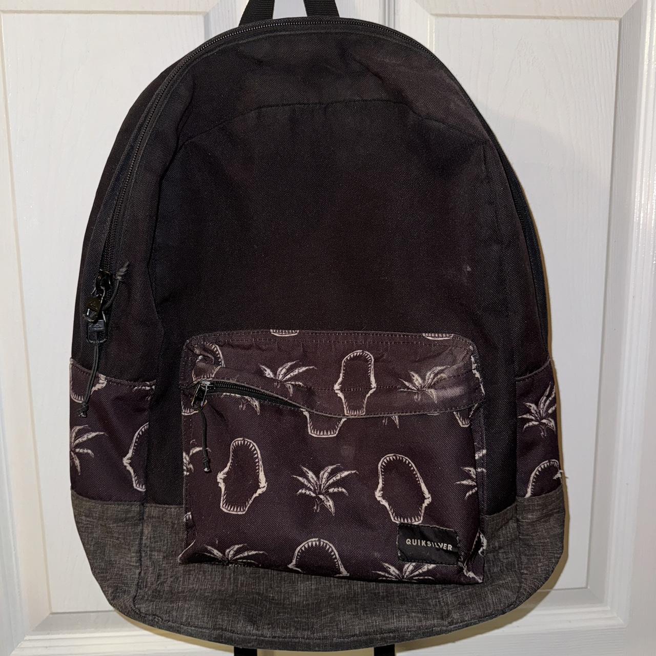 Quicksilver water resistant backpack Has some wear... - Depop