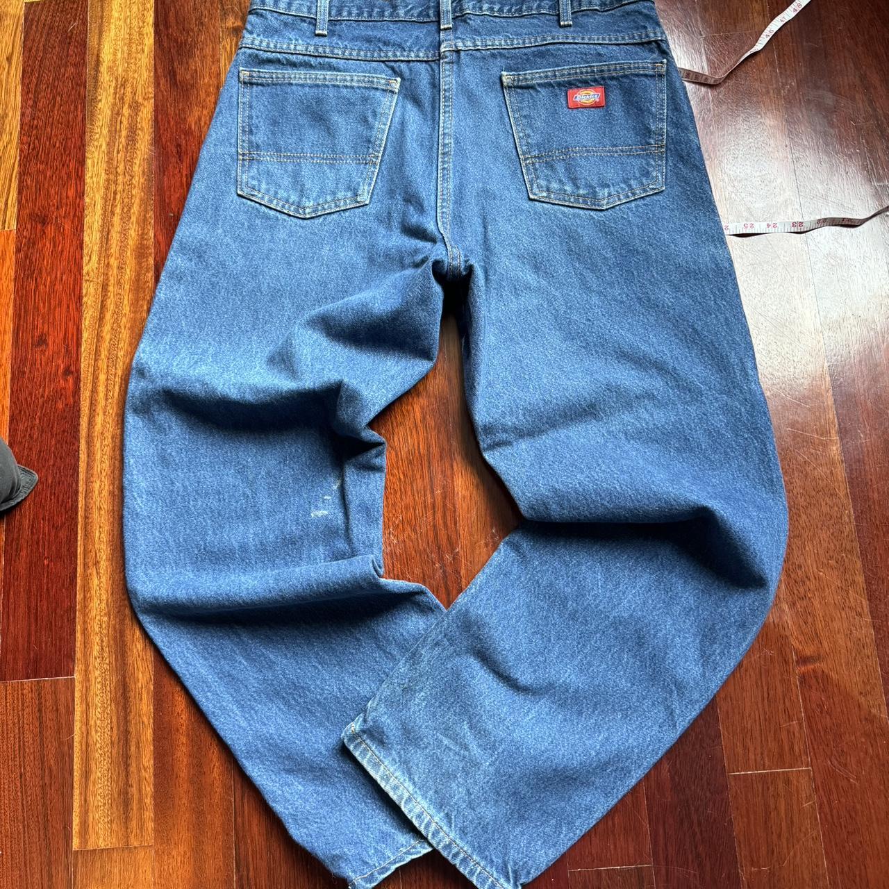 Vintage dickies jeans decent fade Slight flaw on... - Depop