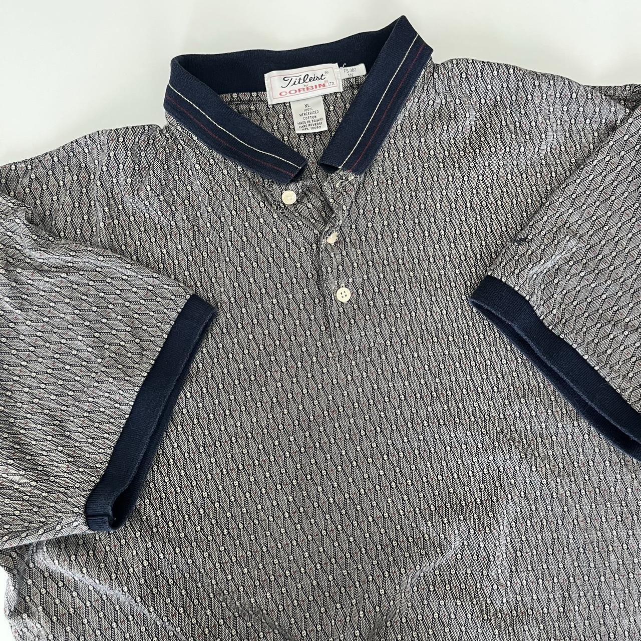 Mens Titleist by Corbin 100% Mercerized Cotton Navy... - Depop