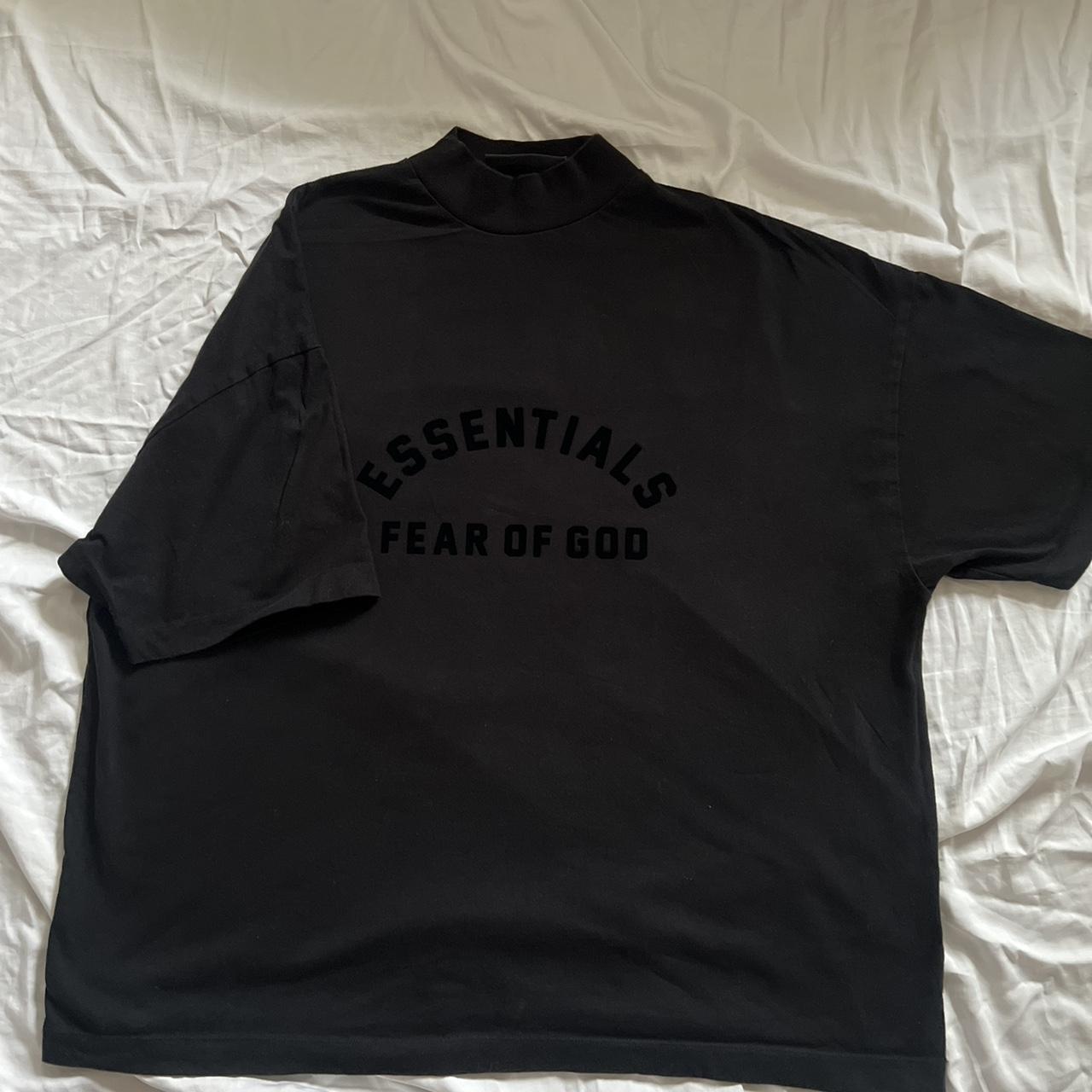 Essential All Black Oversized box tee, Large,... - Depop