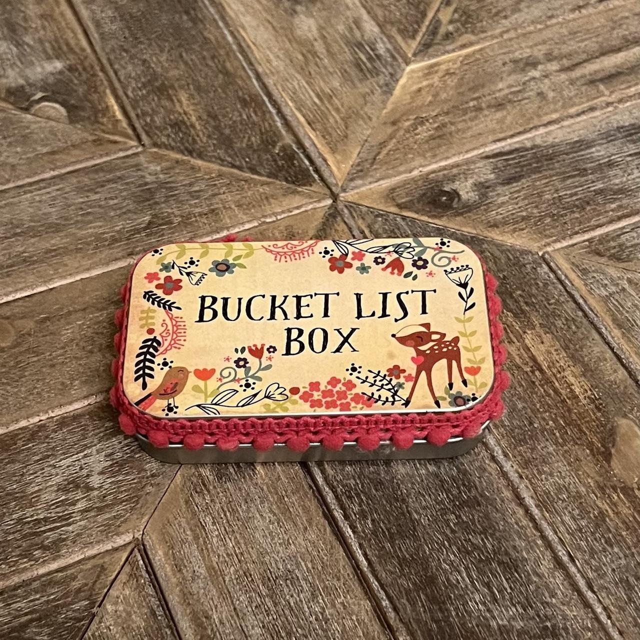 NWT Natural Life Bucket List box. With notepad and... - Depop