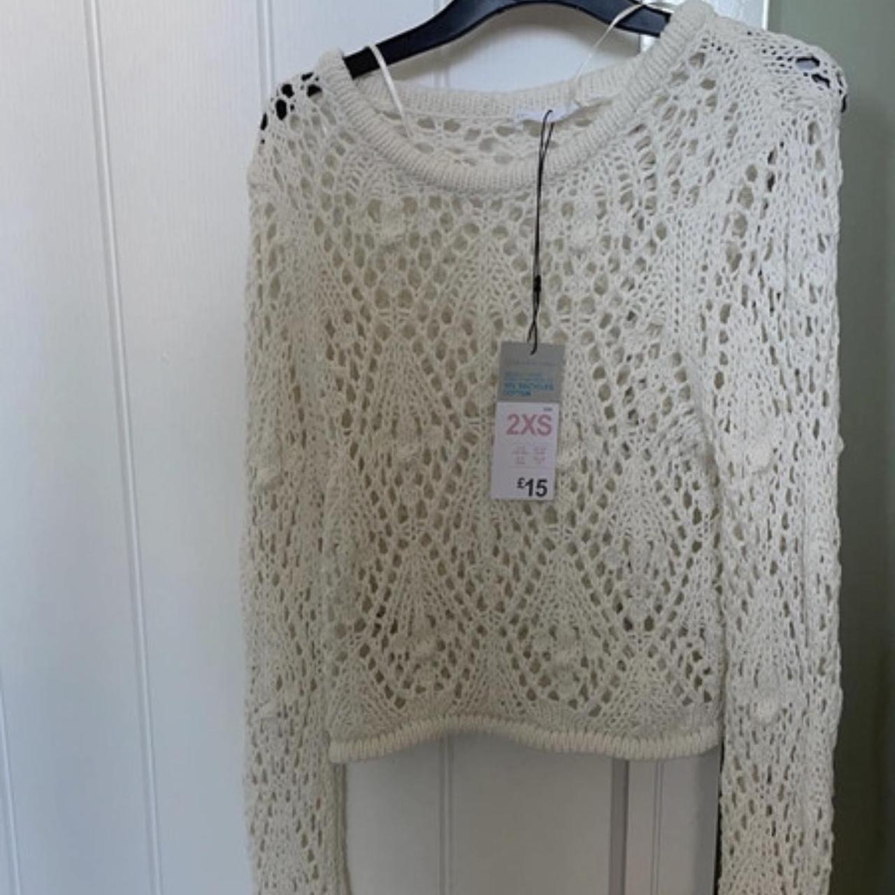 Primark beige crochet top. Never worn, brand new.... - Depop