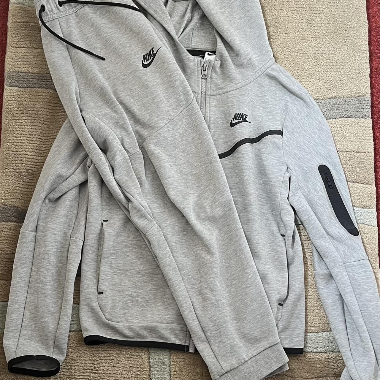 Grey Nike tech fleece Worn couple of times Kids... - Depop