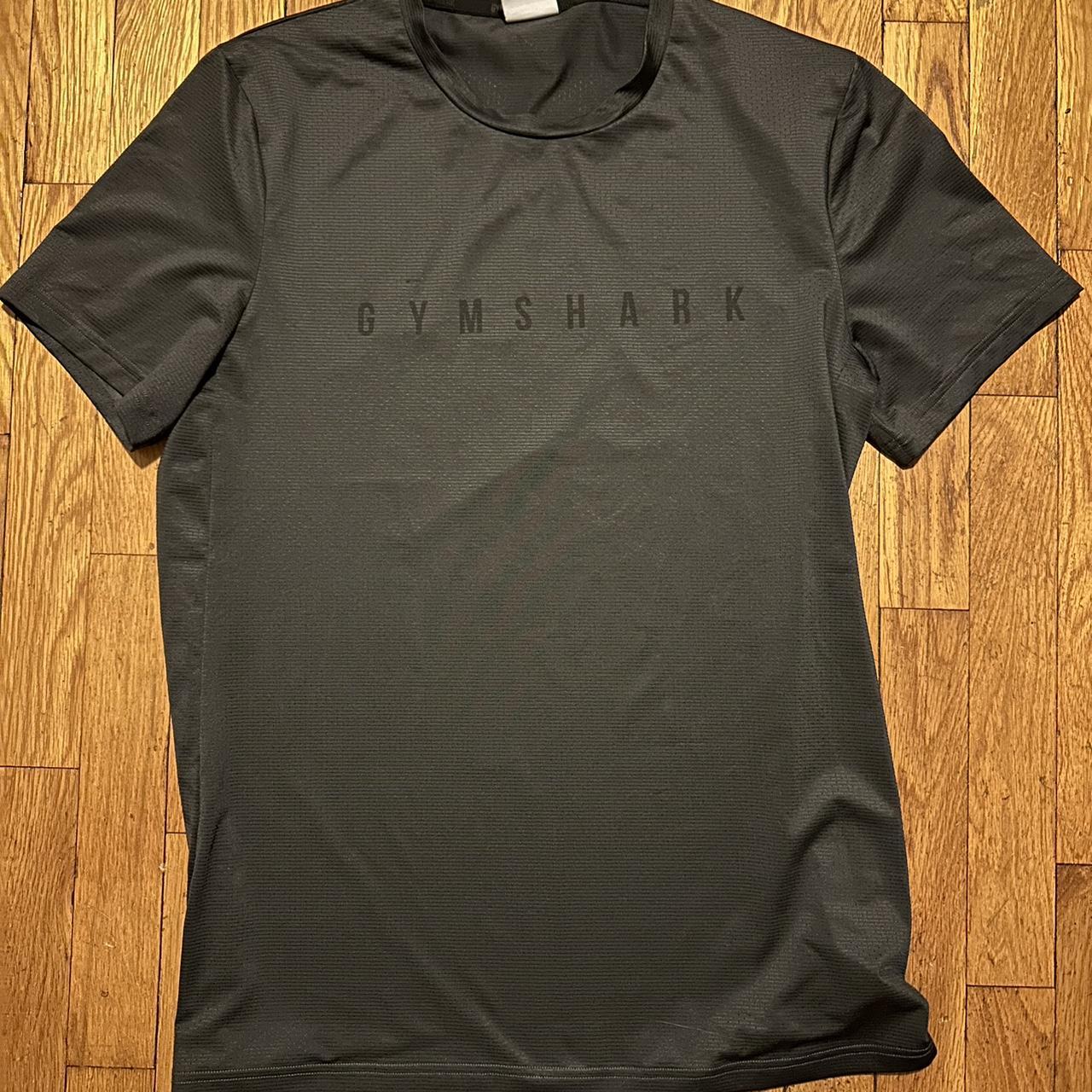 Dark Gray Gymshark tee #gym #gymshark #active - Depop