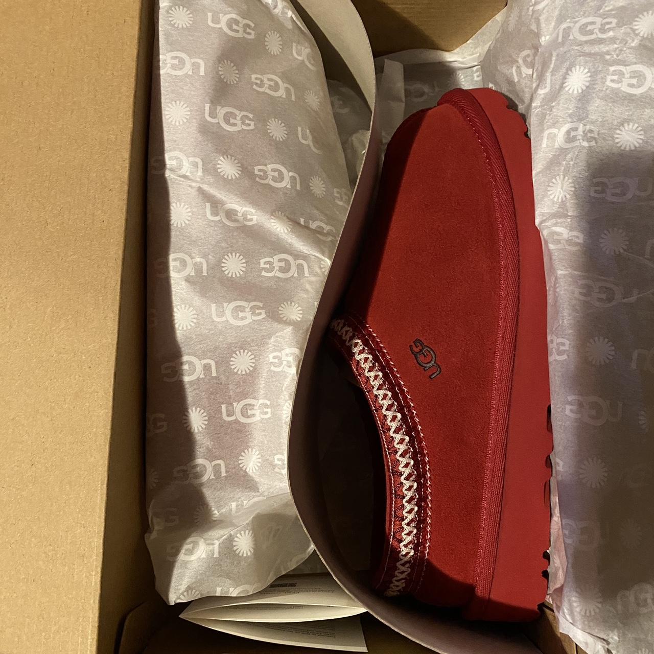 Ugh Red Tusman size 6 women never worn - Depop