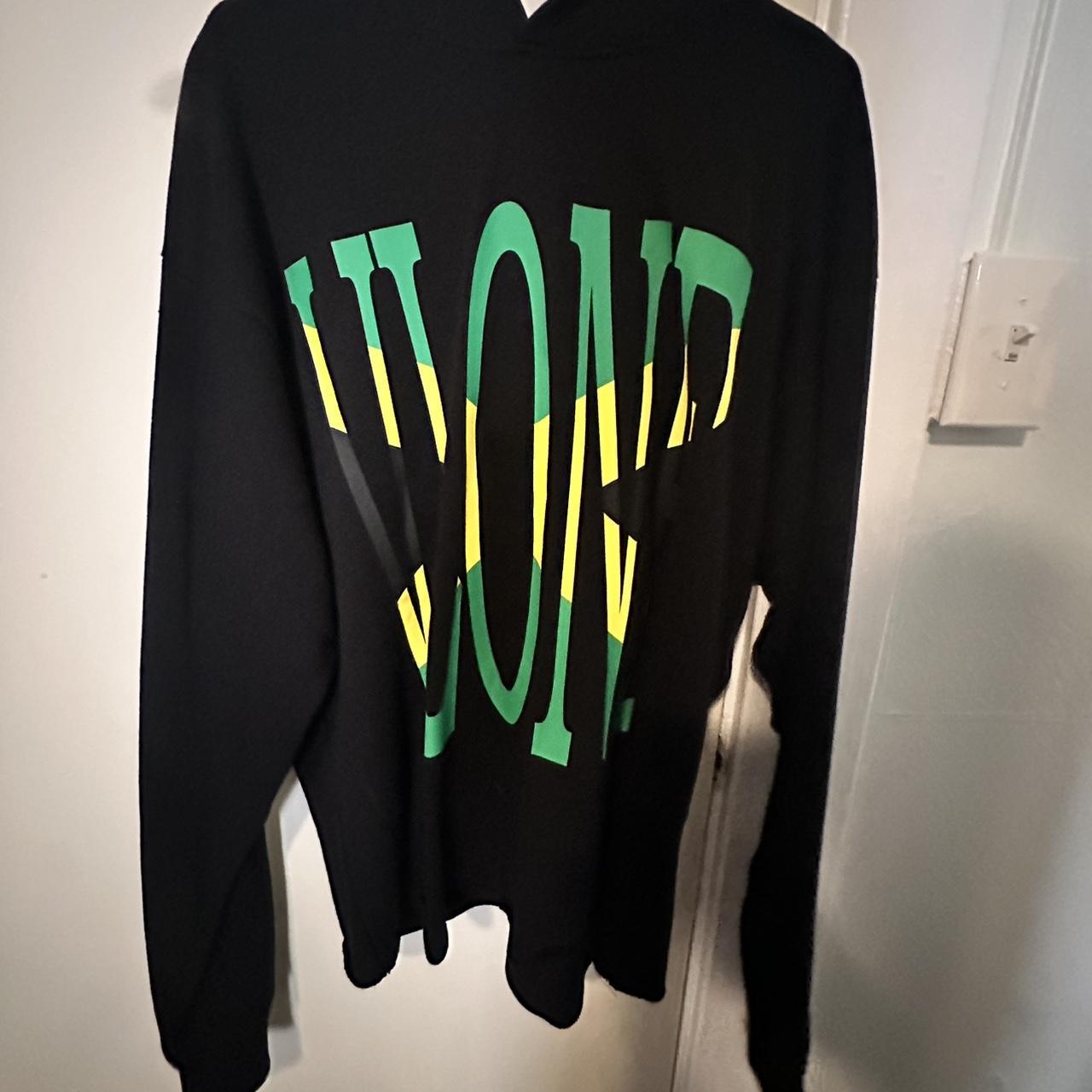 Vlone Jamaica flag hoodie Size XL fits like Large - Depop
