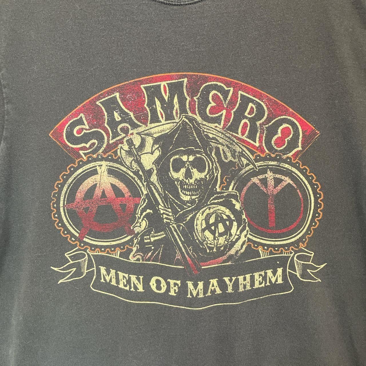 Sons of Anarchy Samcro Men of Mayhem biker tee. No... | Depop