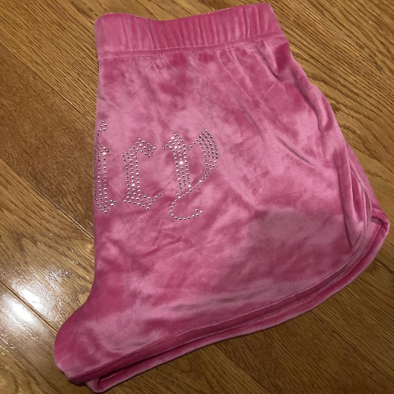 Juicy Couture velvet shorts Size M Super soft and... - Depop