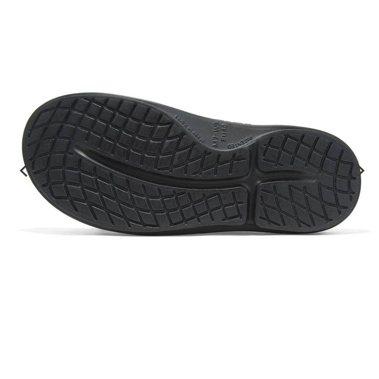 M6-W8 EU39 Oofos Black OOcloog Womens Comfort Clogs... - Depop