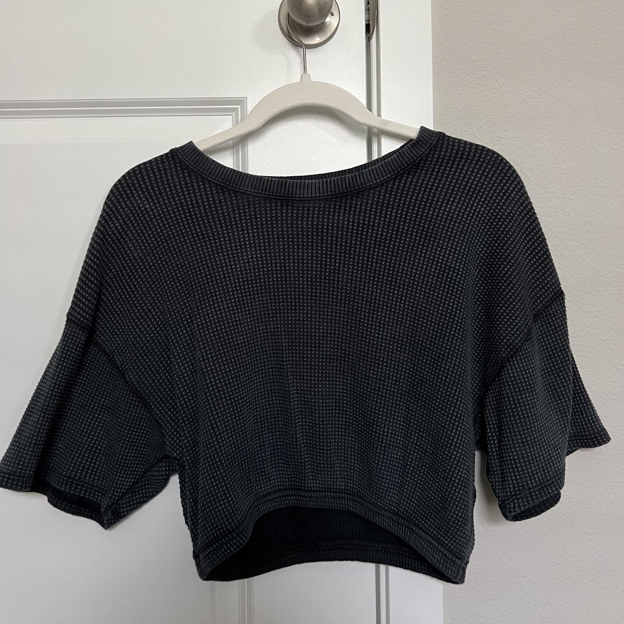 Aerie crop top. Scrunched at the bottom. So cute and... - Depop