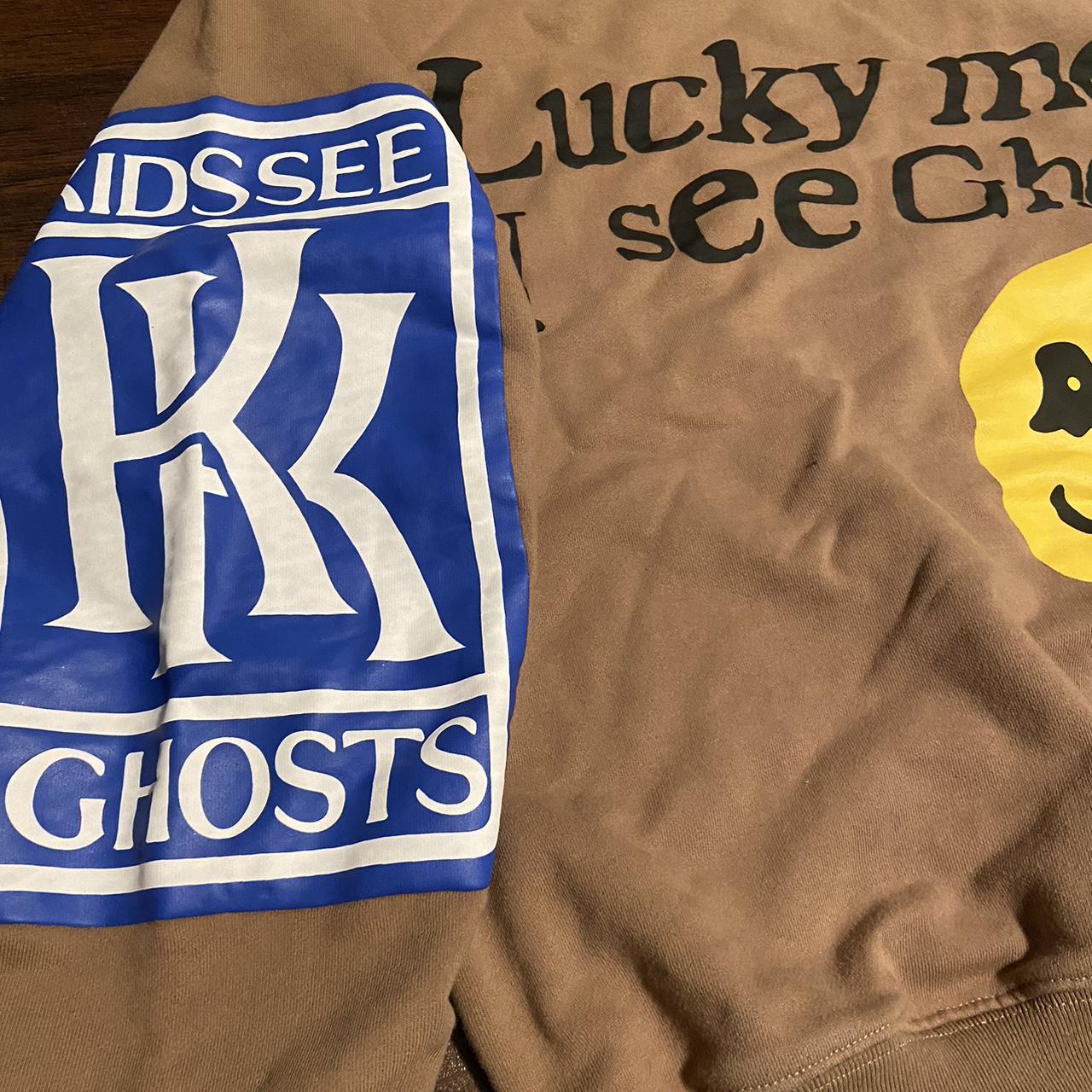 Kanye West Hoodies Lucky Me I See Ghost Sweatshirt... - Depop