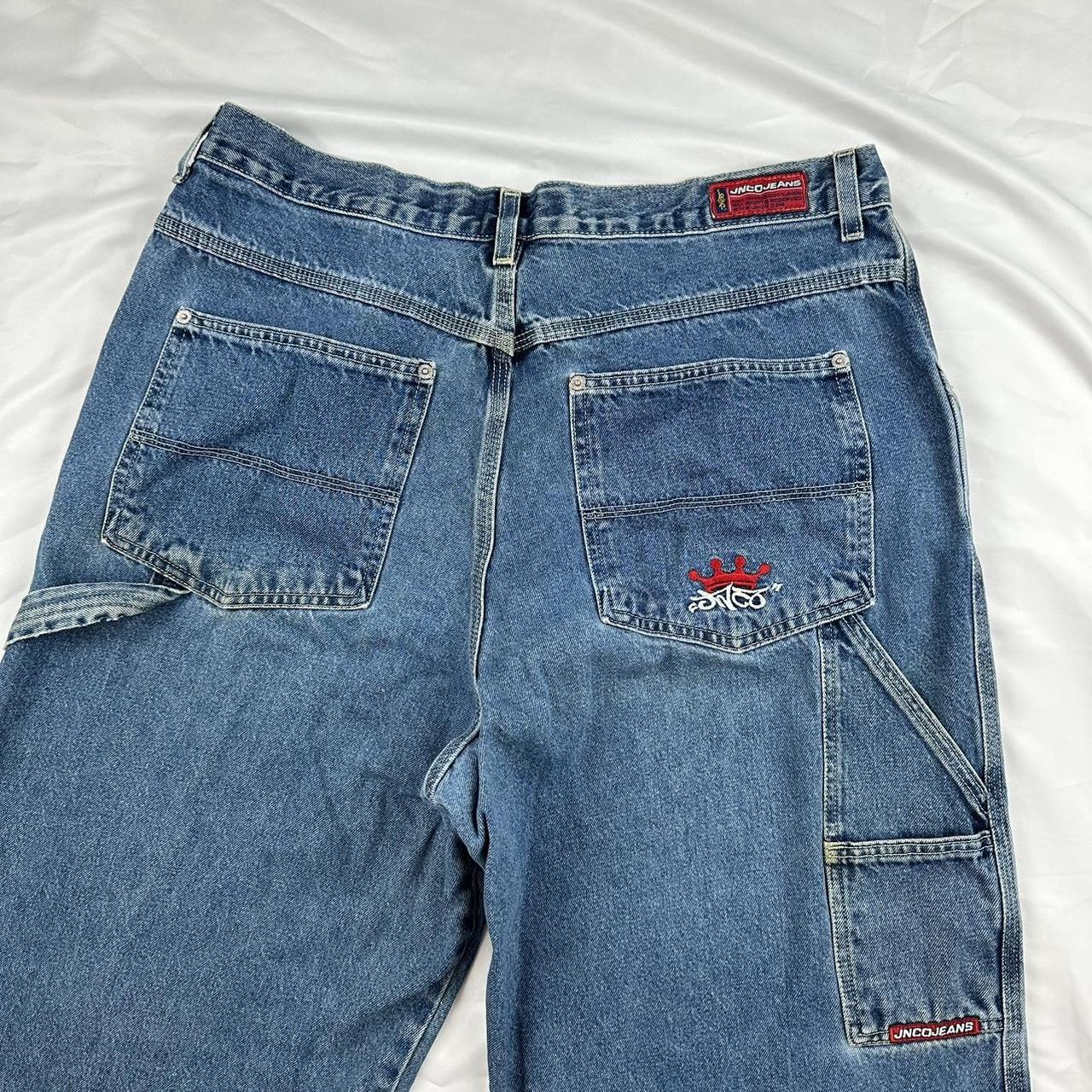Vintage 90’s JNCO jeans 85 Style: M1705DY Cut:... - Depop