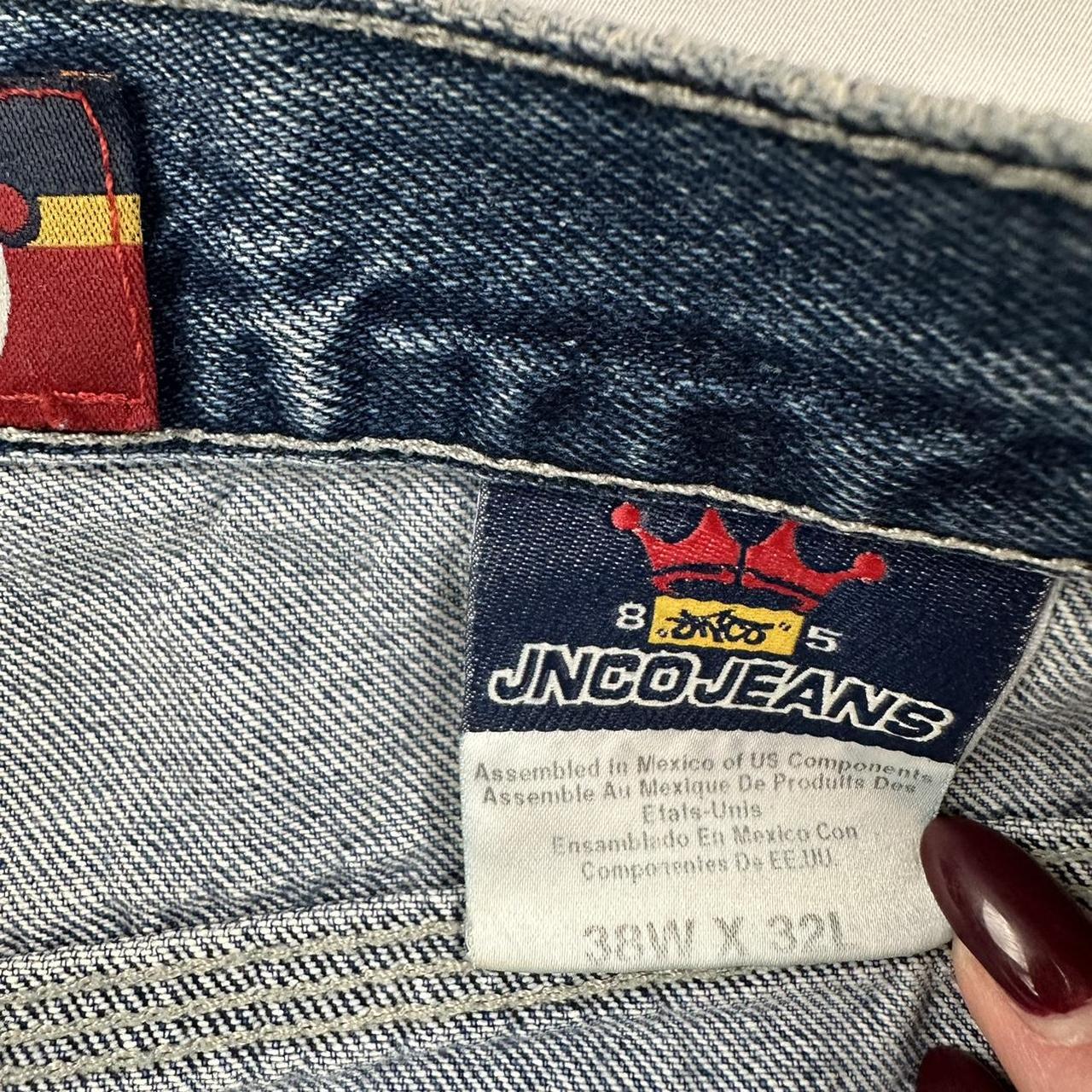 Vintage 90’s JNCO jeans 85 Style: M1705DY Cut:... - Depop