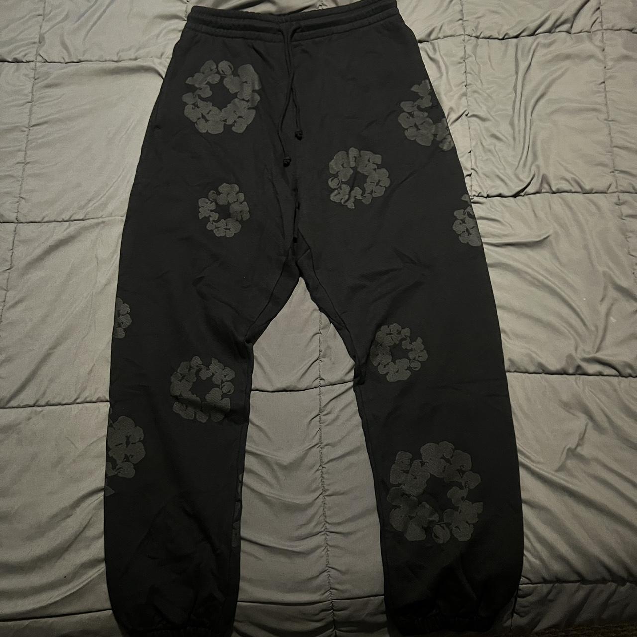 Denim Tears Monochrome Sweatpants Size Medium but... - Depop