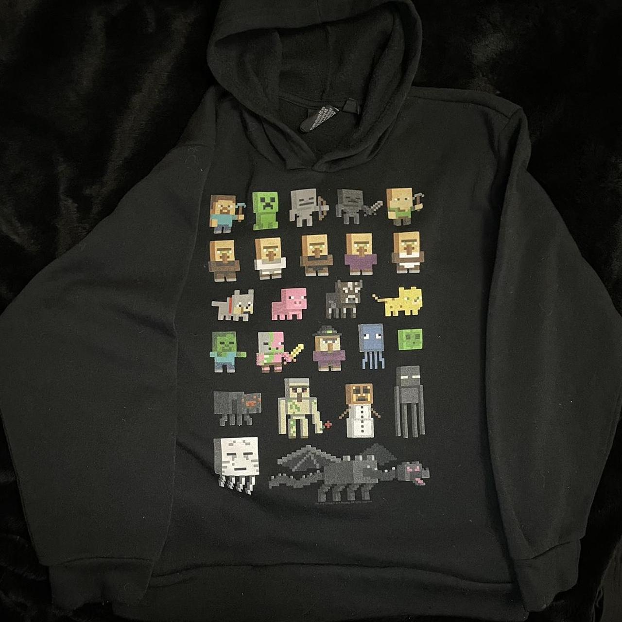 Minecraft Mob/Creatures Hoodie Boy’s Medium, so... - Depop