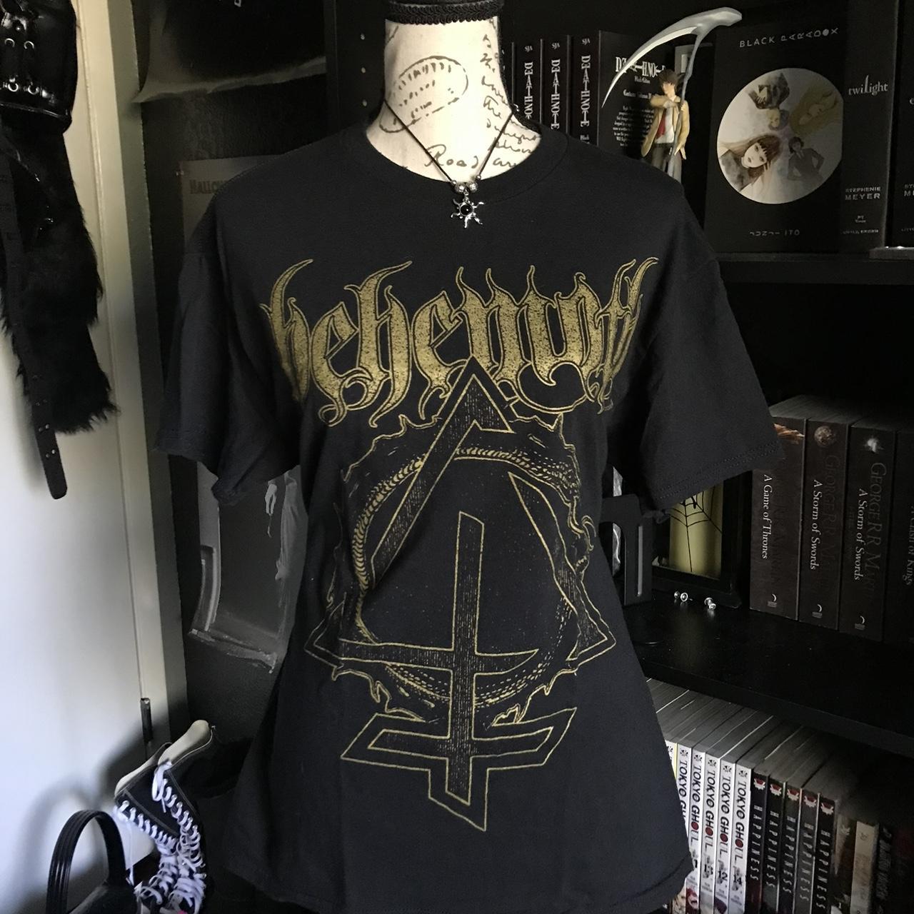 Behemoth Band Shirt ─── ･ ｡ﾟ☆: *.☽ .* :☆ﾟ.... - Depop
