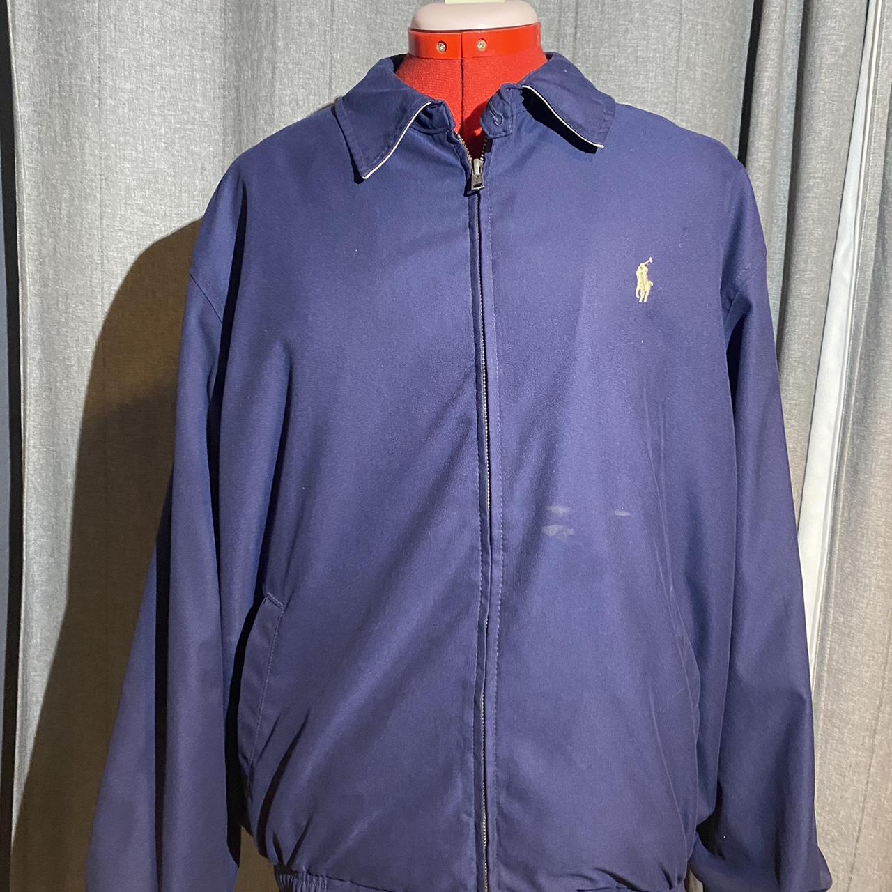 VINTAGE POLO JACKET ONE OF A KIND SIZE M - Depop