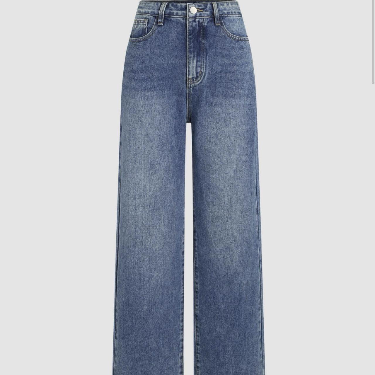 Cider jeans. Straight wide leg, high waisted. Very... - Depop