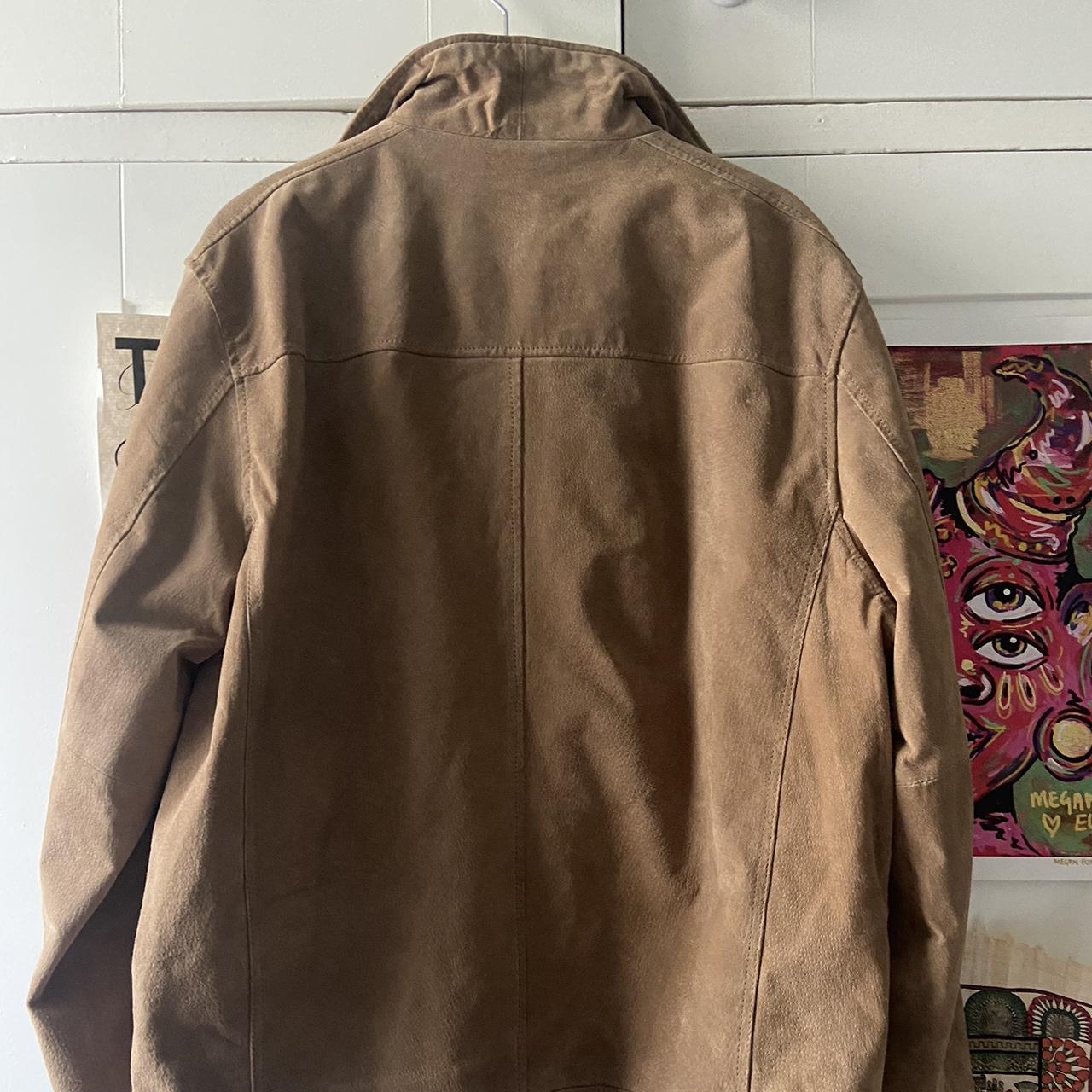 Vintage brown jacket. Size L. #vintage #jacket #coat - Depop