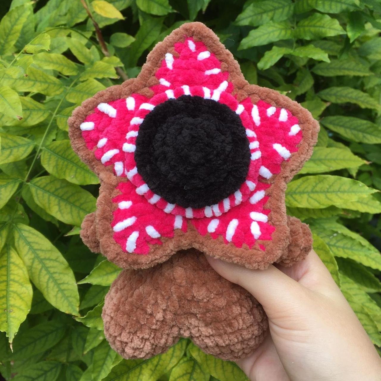 Handmade crochet cute Demogorgon from Stranger... - Depop