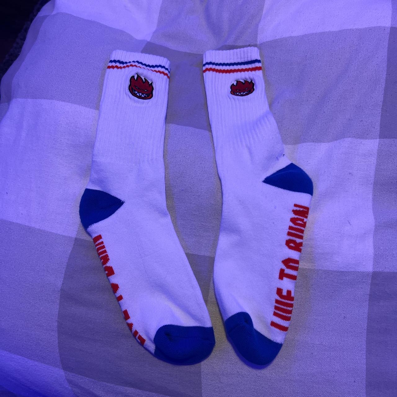 spit fire socks - Depop