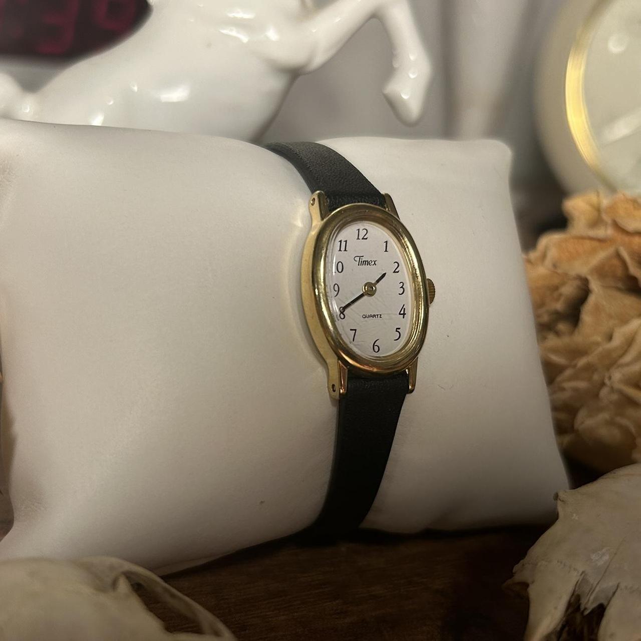 Timex oval womens watch An oval watch with white... - Depop