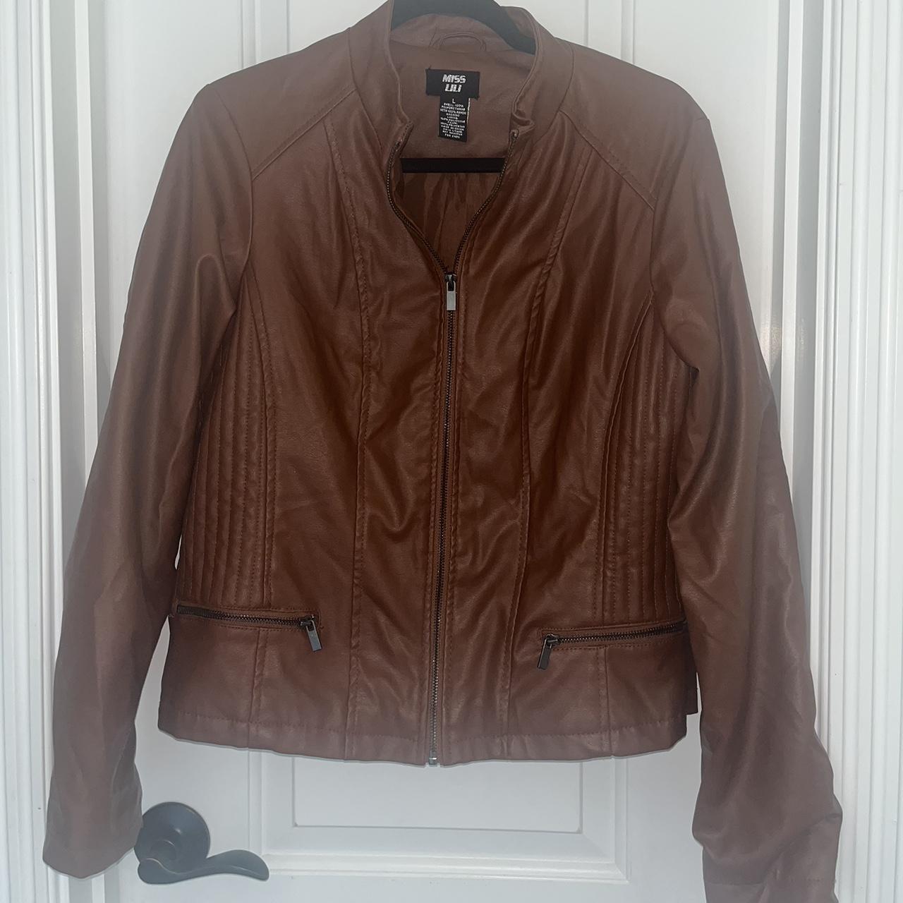Miss Lili faux leather jacket #misslili... - Depop