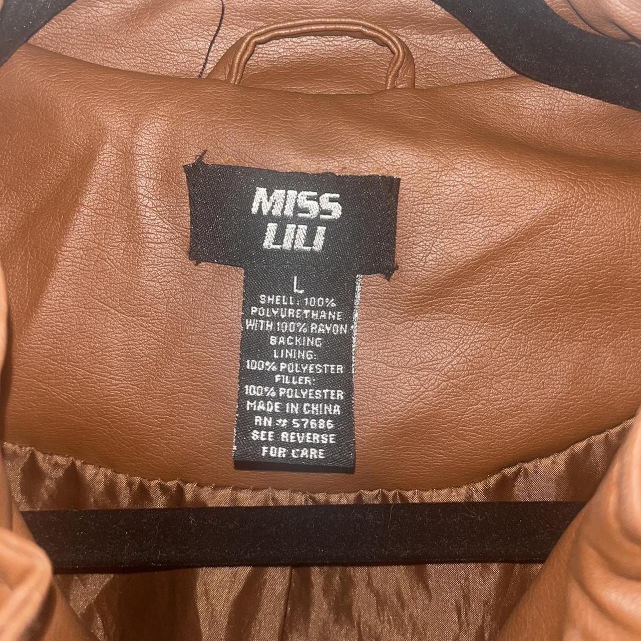 Miss Lili faux leather jacket #misslili... - Depop