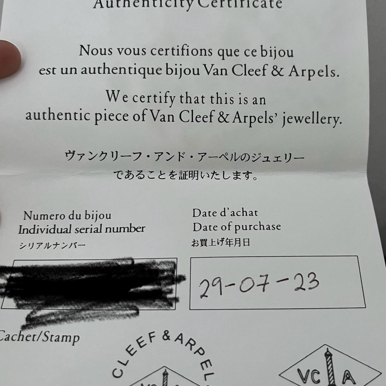 100% Authentic Van Cleef Arpels Vca Gold... - Depop