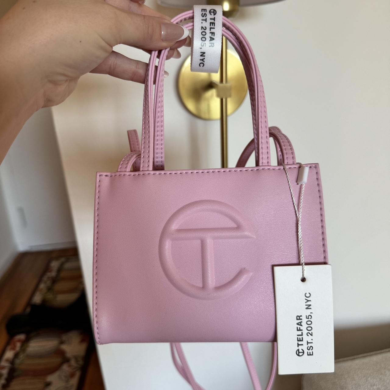 Telfar pink mini bag #TelfarBag Brand new with tags - Depop