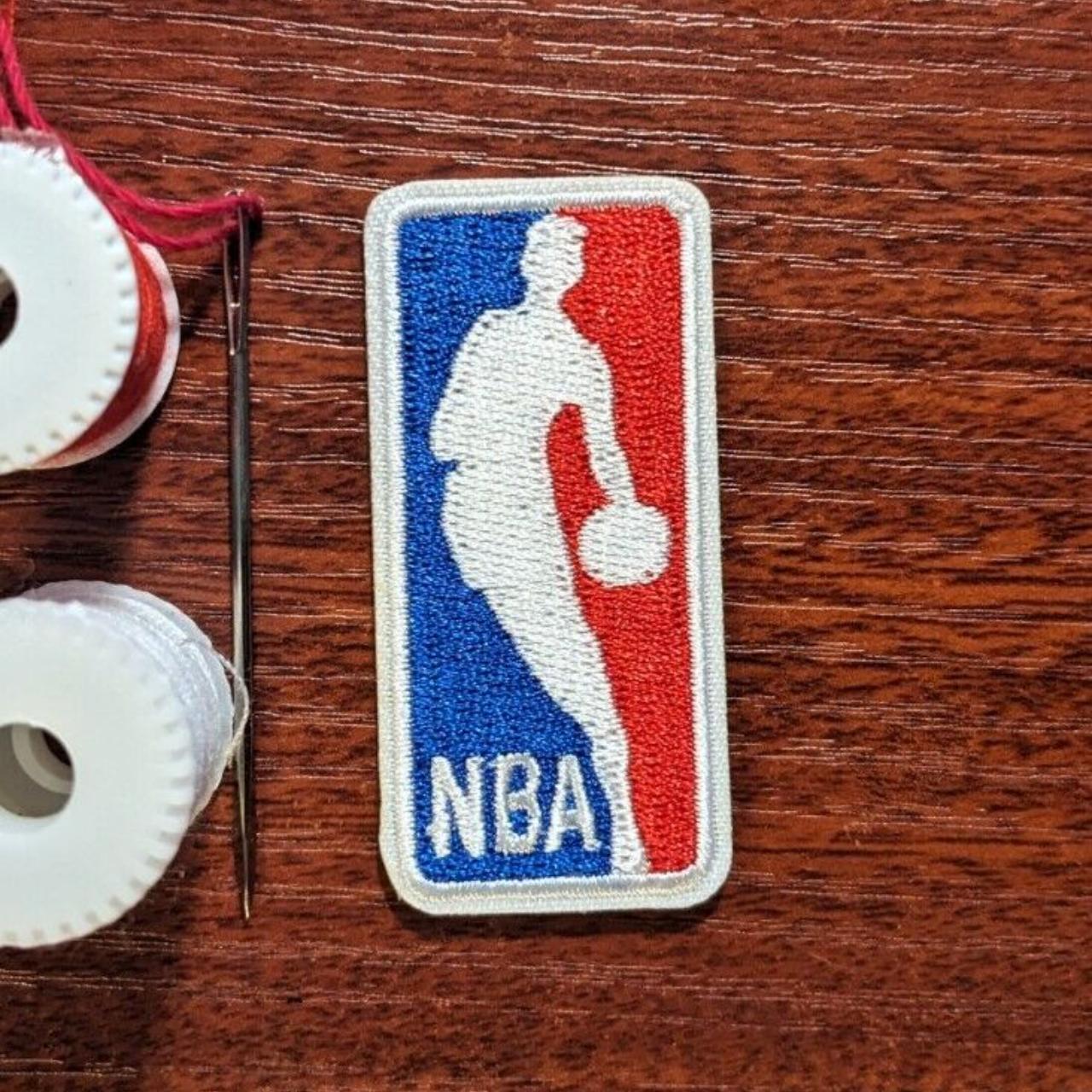 NBA Logo Patch Basketball Jerry West Embroidered... - Depop
